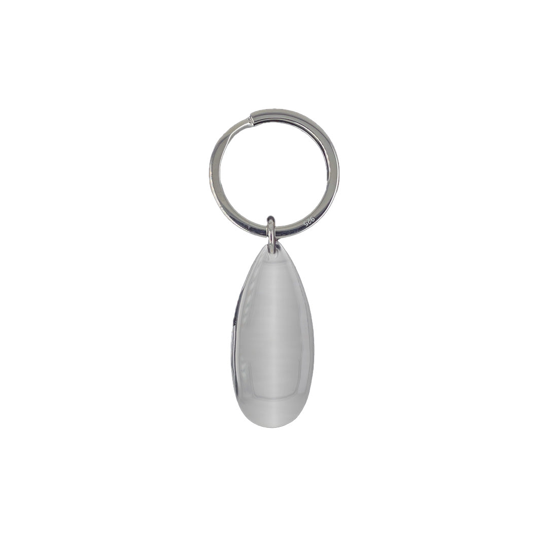 Silver Teardrop Keychain – Walter Bull & Son