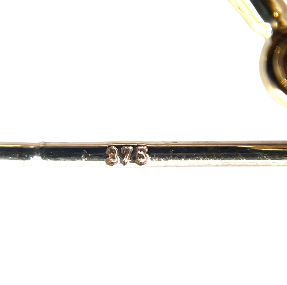 9ct Yellow Gold Wide Pear Drop Earrings – Walter Bull & Son